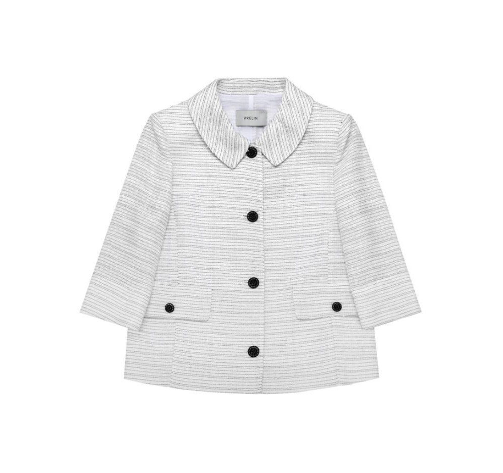 [행복한백화점][프렐린]스탠카라 트위드 자켓 RJK252070 > - Genie-go WMS